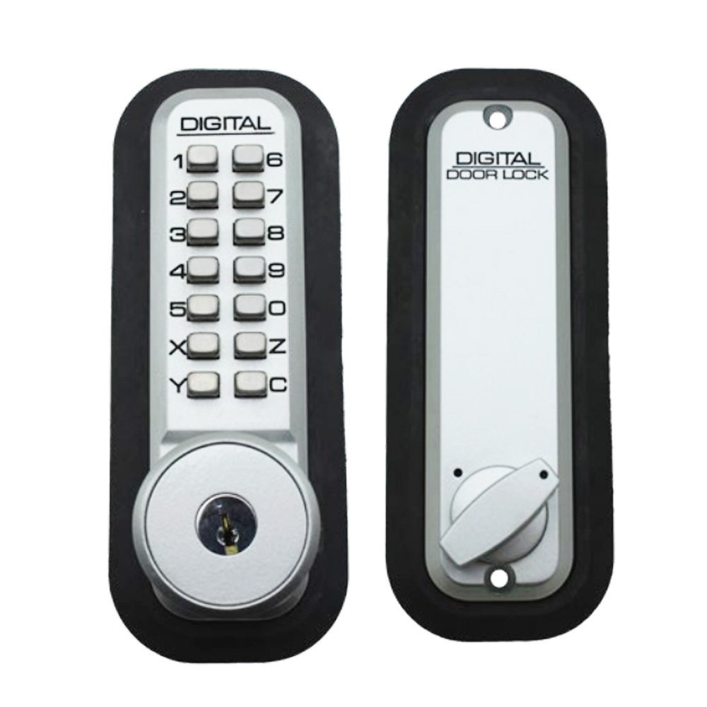 Lockey 2210KO Keyless Surface Mount Single Combination Deadbolt Lock ...