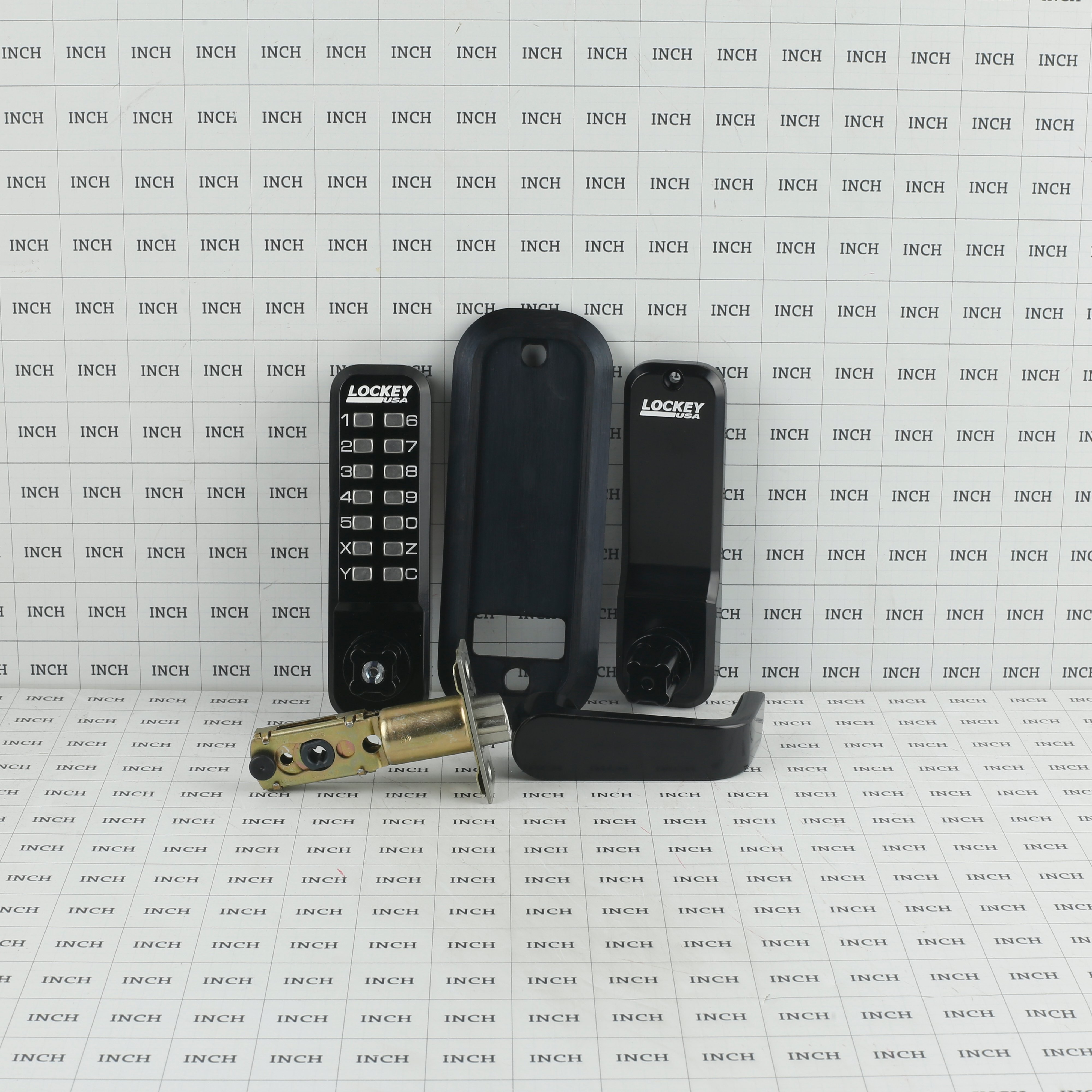Lockey 2835 Mechanical Keyless Lever Lock with Passage Function (Jet ...
