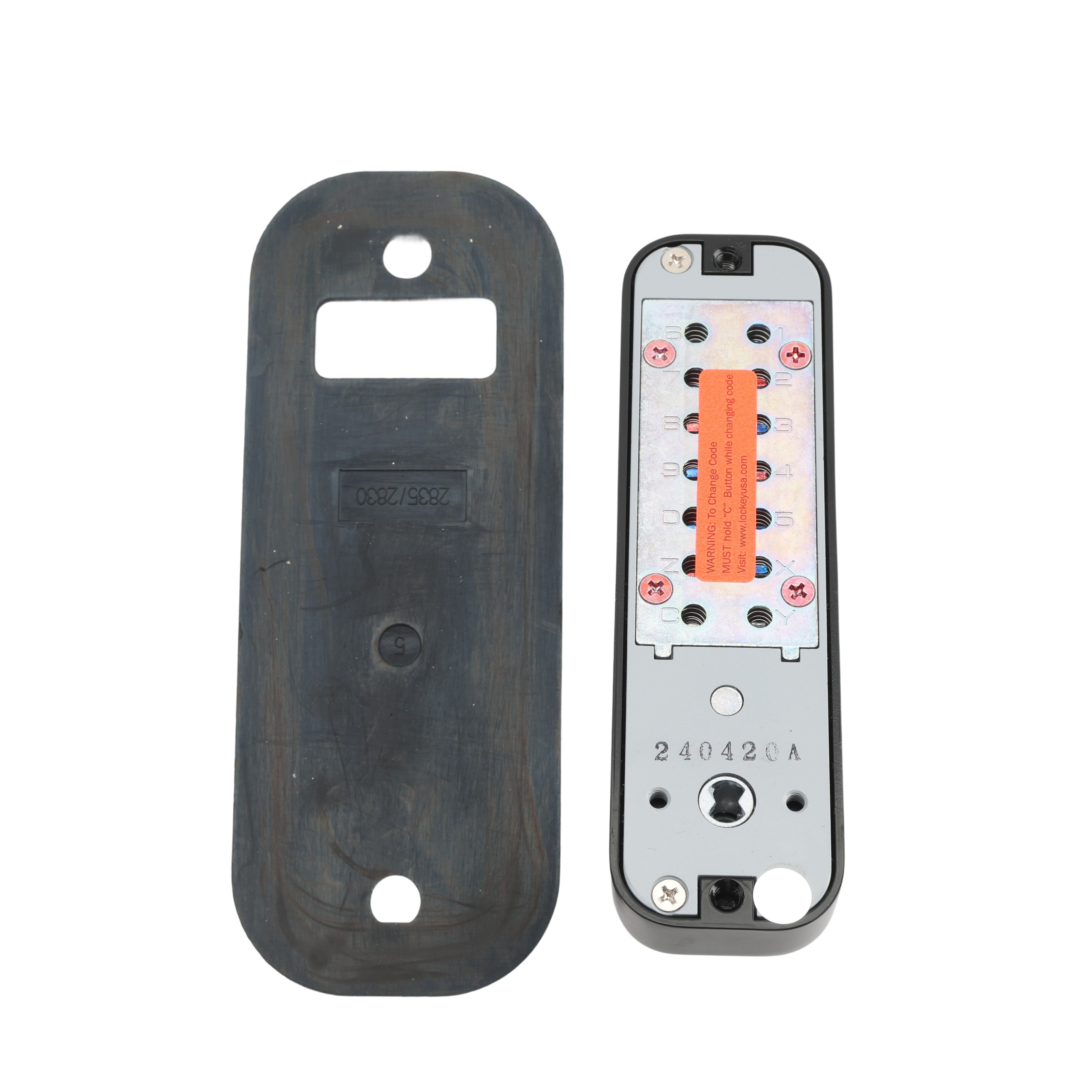 Lockey 2835 Mechanical Keyless Lever Lock with Passage Function (Jet ...