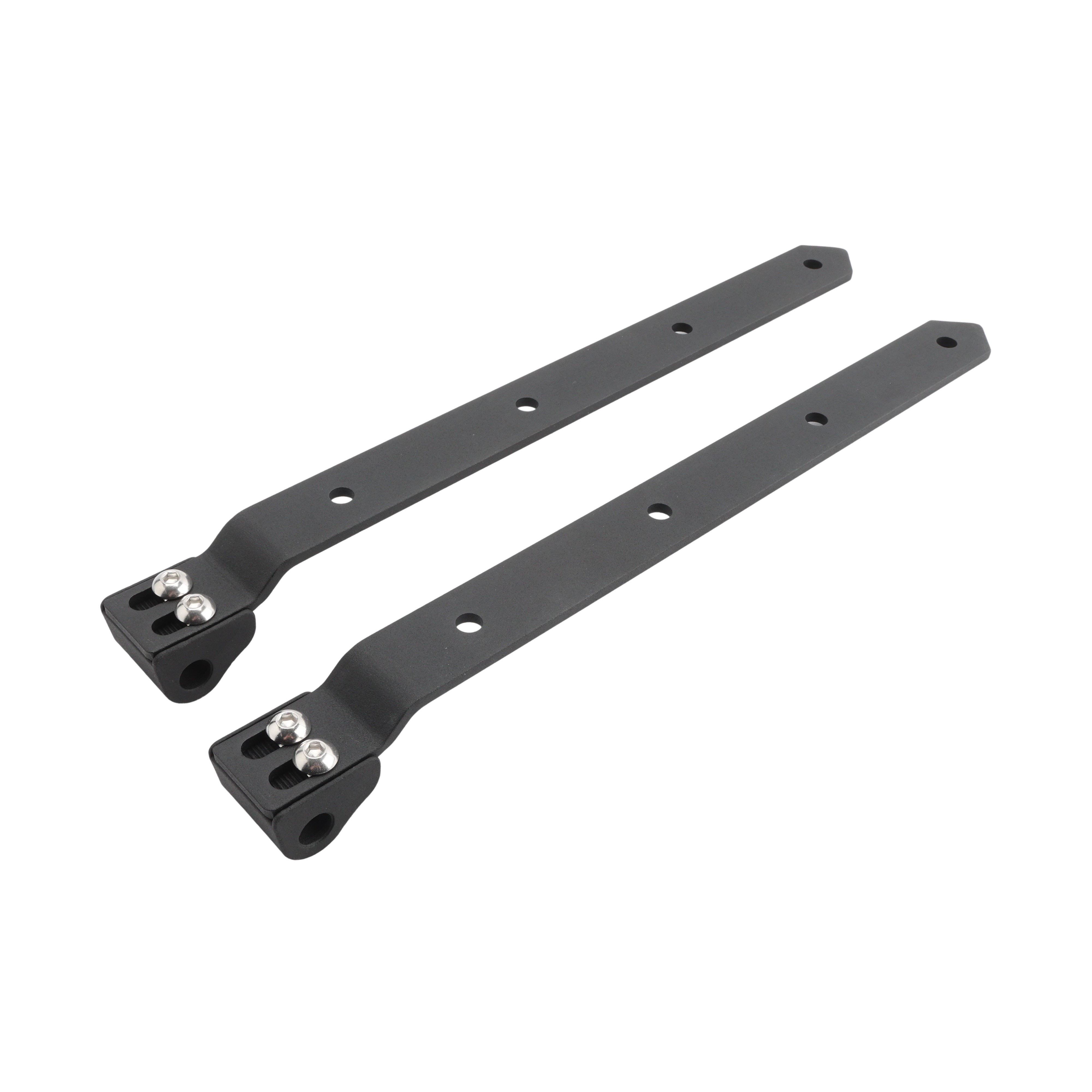 Locinox Hot-Dip Galvanized 180° Strap Hinge for Wood Gates (Black) (17 ...