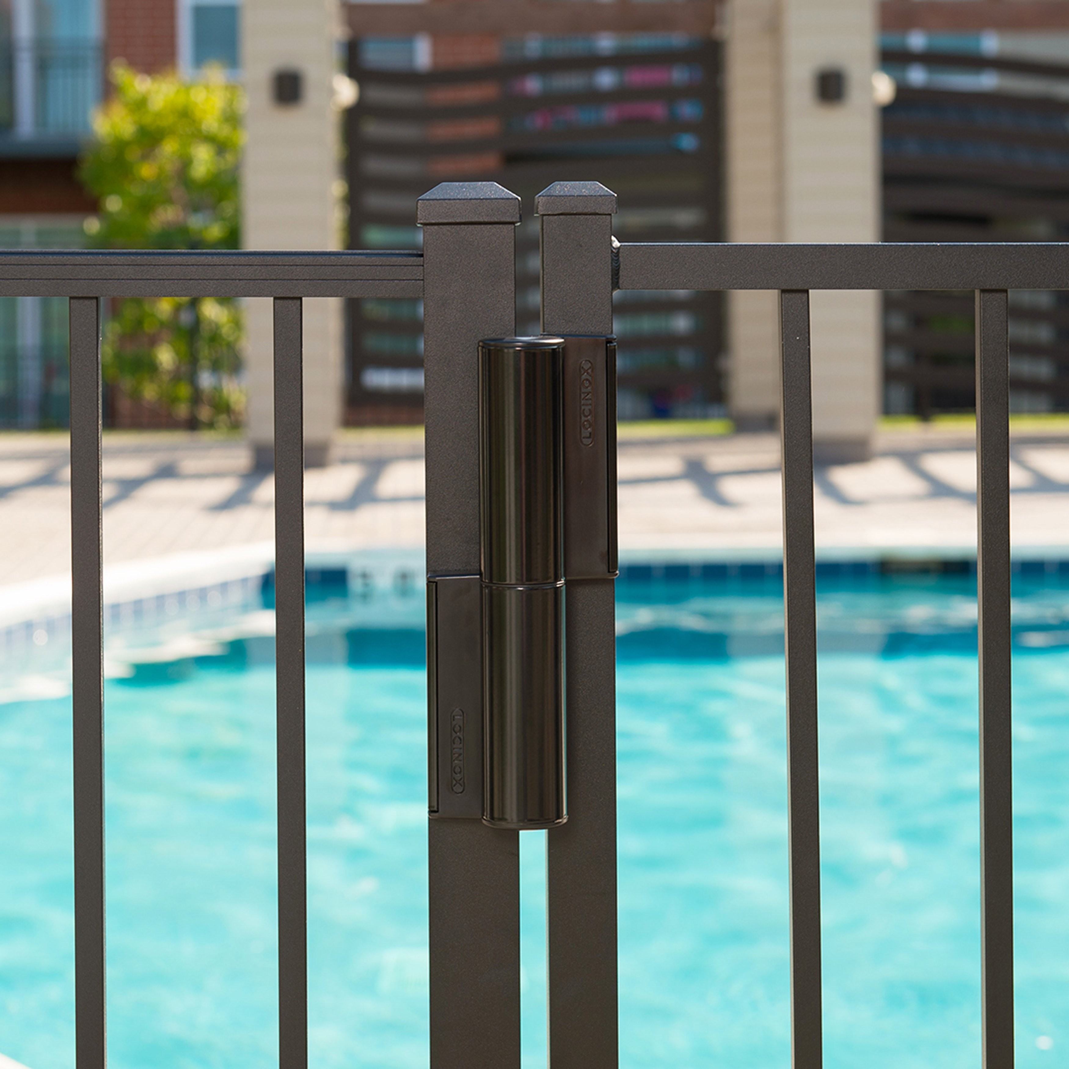 Locinox Tiger Hydraulic Gate Closer with Puma 180° Hinge (165lbs ...
