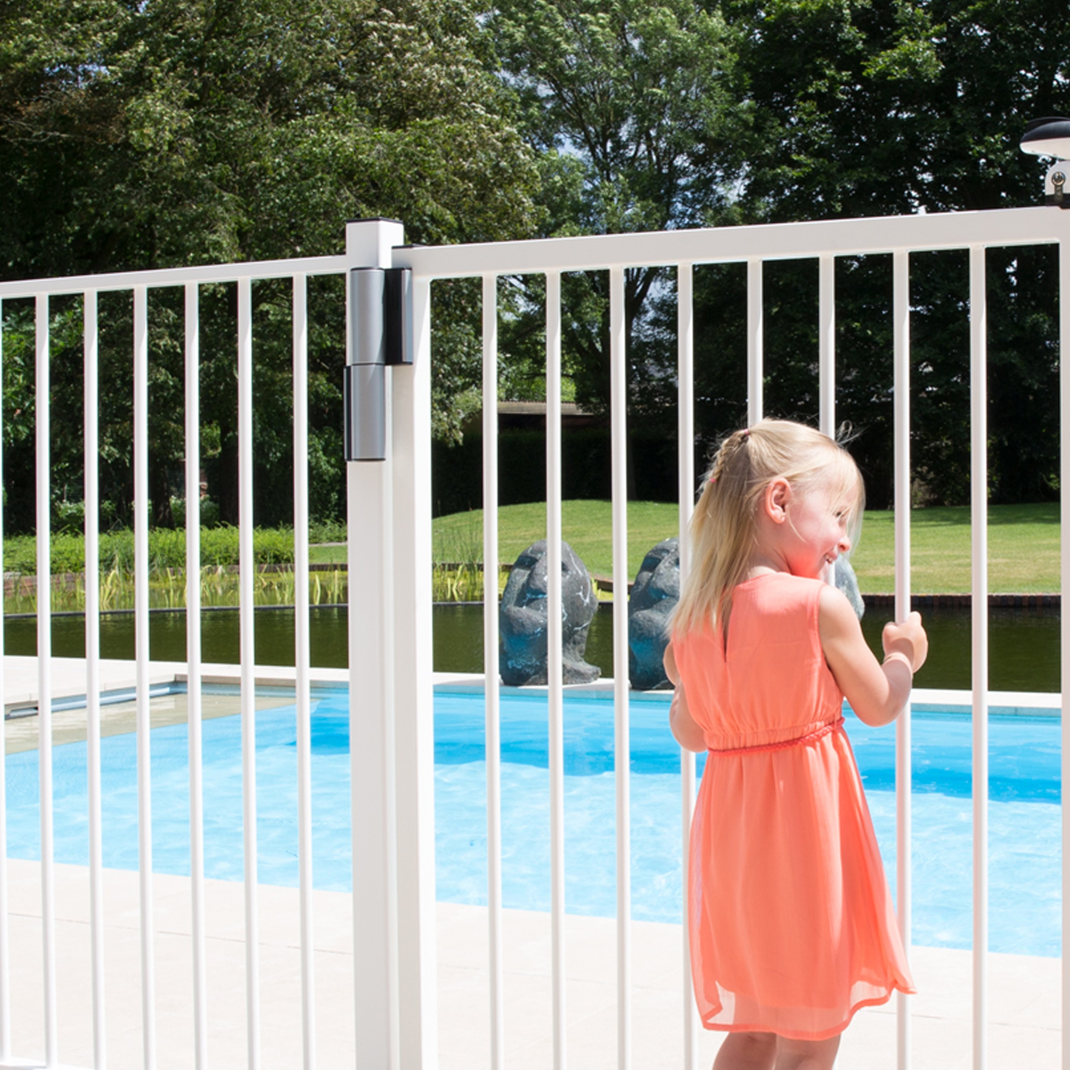 Locinox Tiger Hydraulic Gate Closer with Puma 180° Hinge (165lbs ...