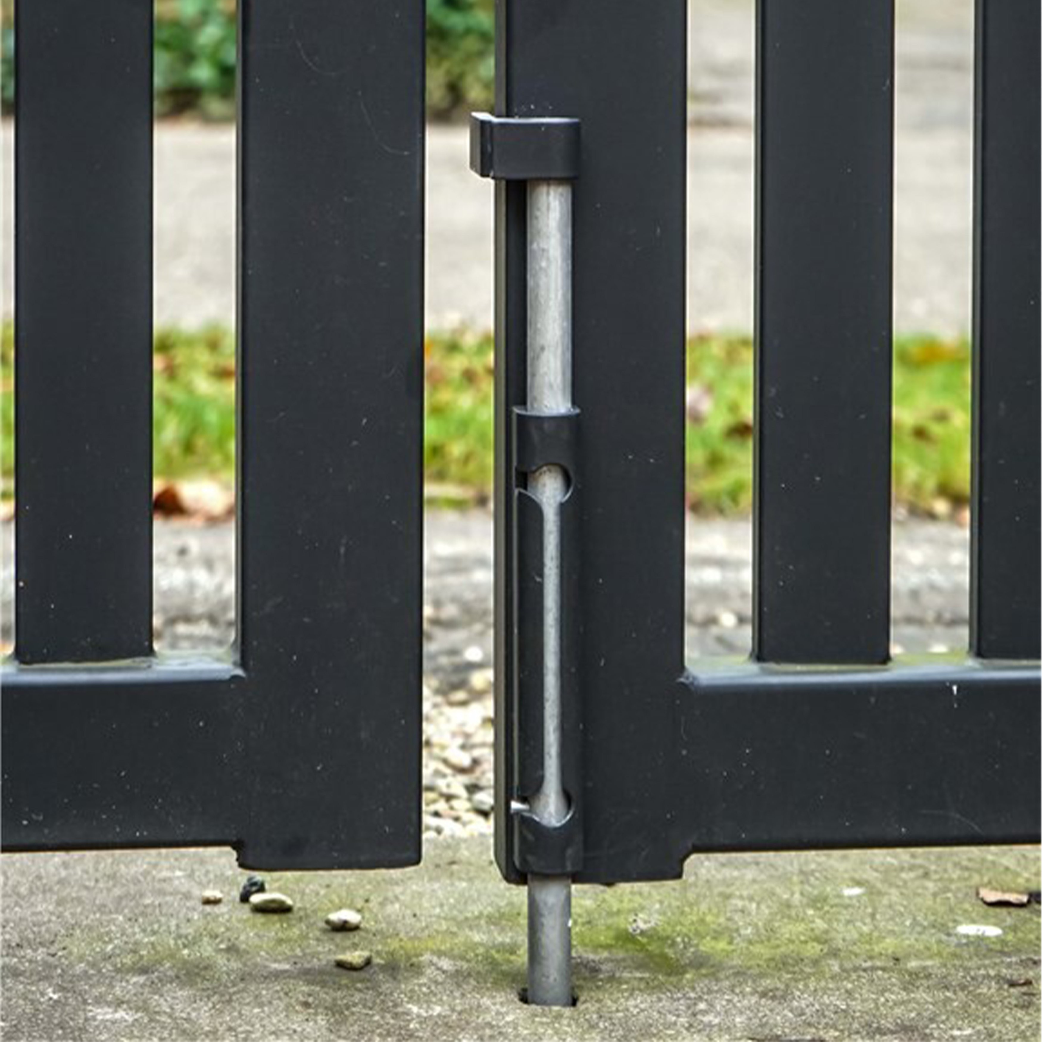 Locinox Surface Mounted Drop Bolt with Aluminum Bolt (RAL6009 Brown ...