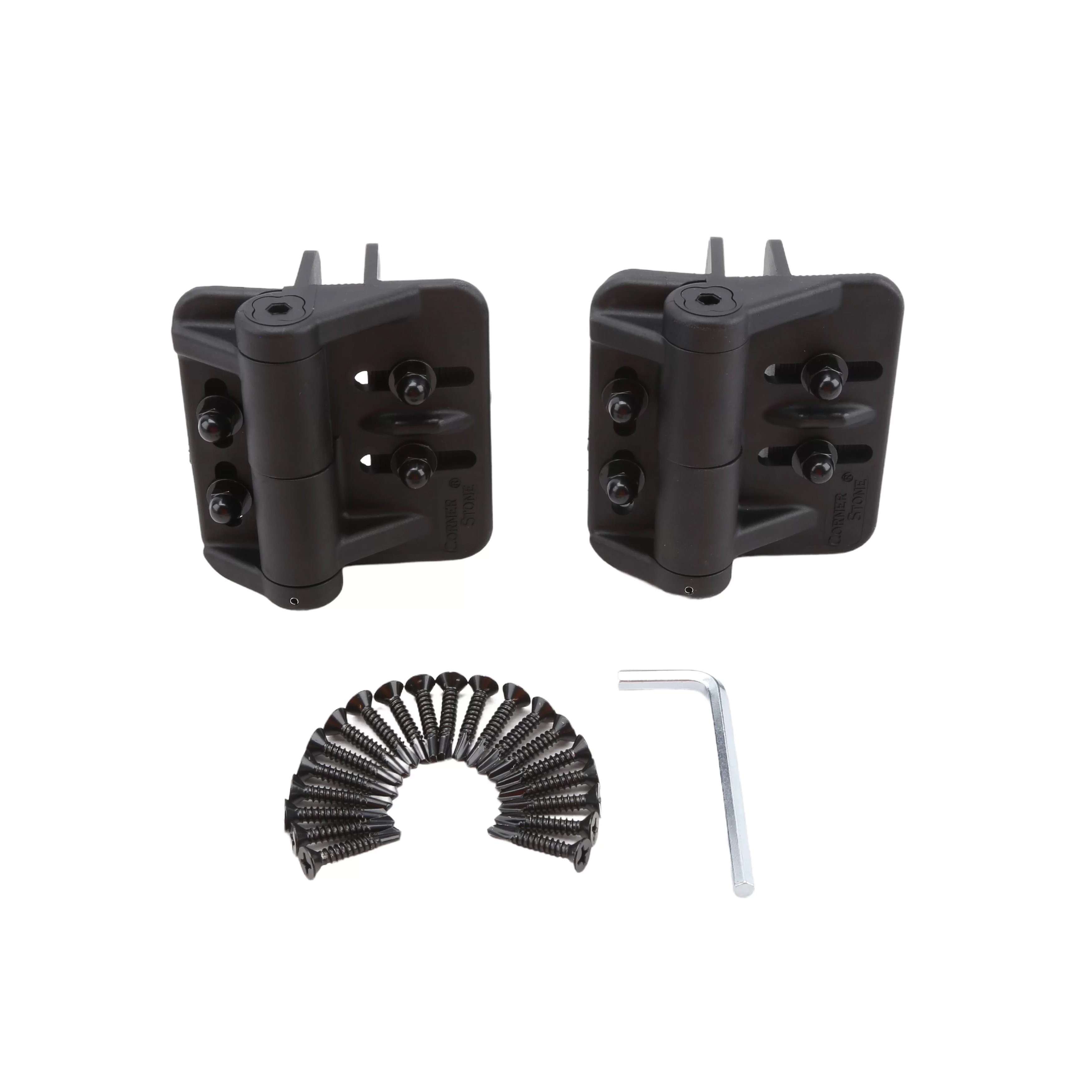 Nationwide Cornerstone Round Post Fully Adjustable Self-Closing Hinge ...
