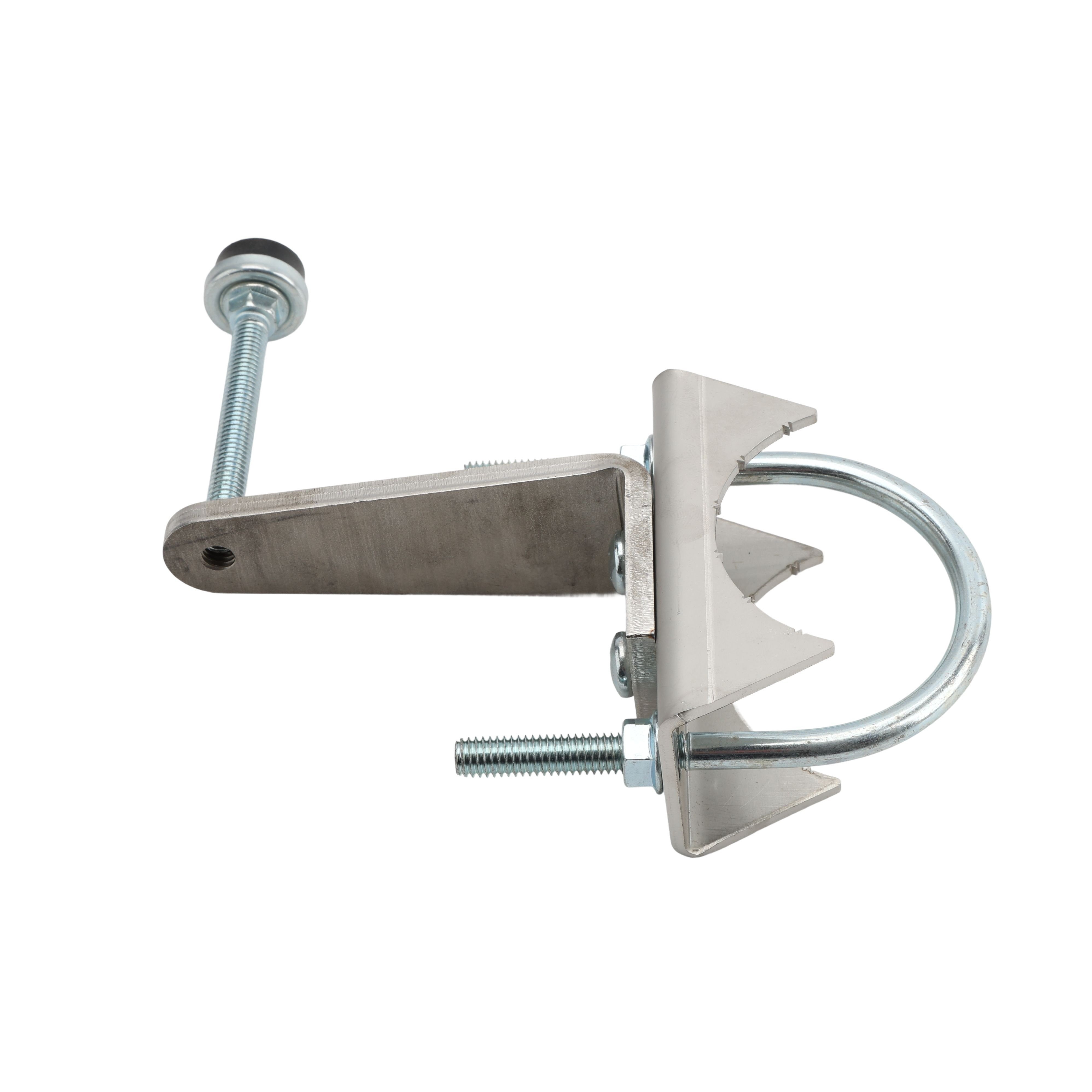 Lockey Gate Stop With 3" U-Bolt for Chain Link Gates - GS-LINX