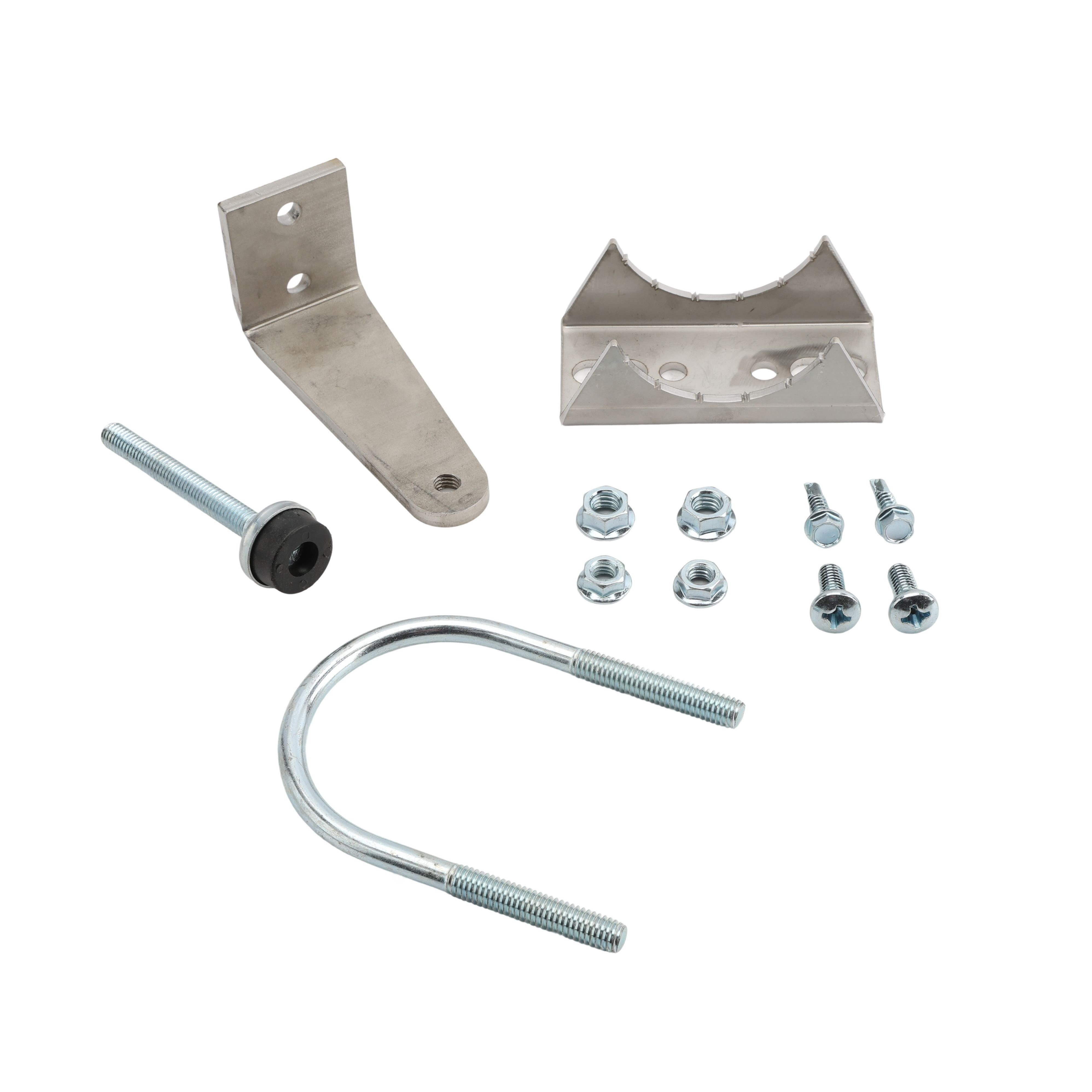 Lockey Gate Stop With 3" U-Bolt for Chain Link Gates - GS-LINX