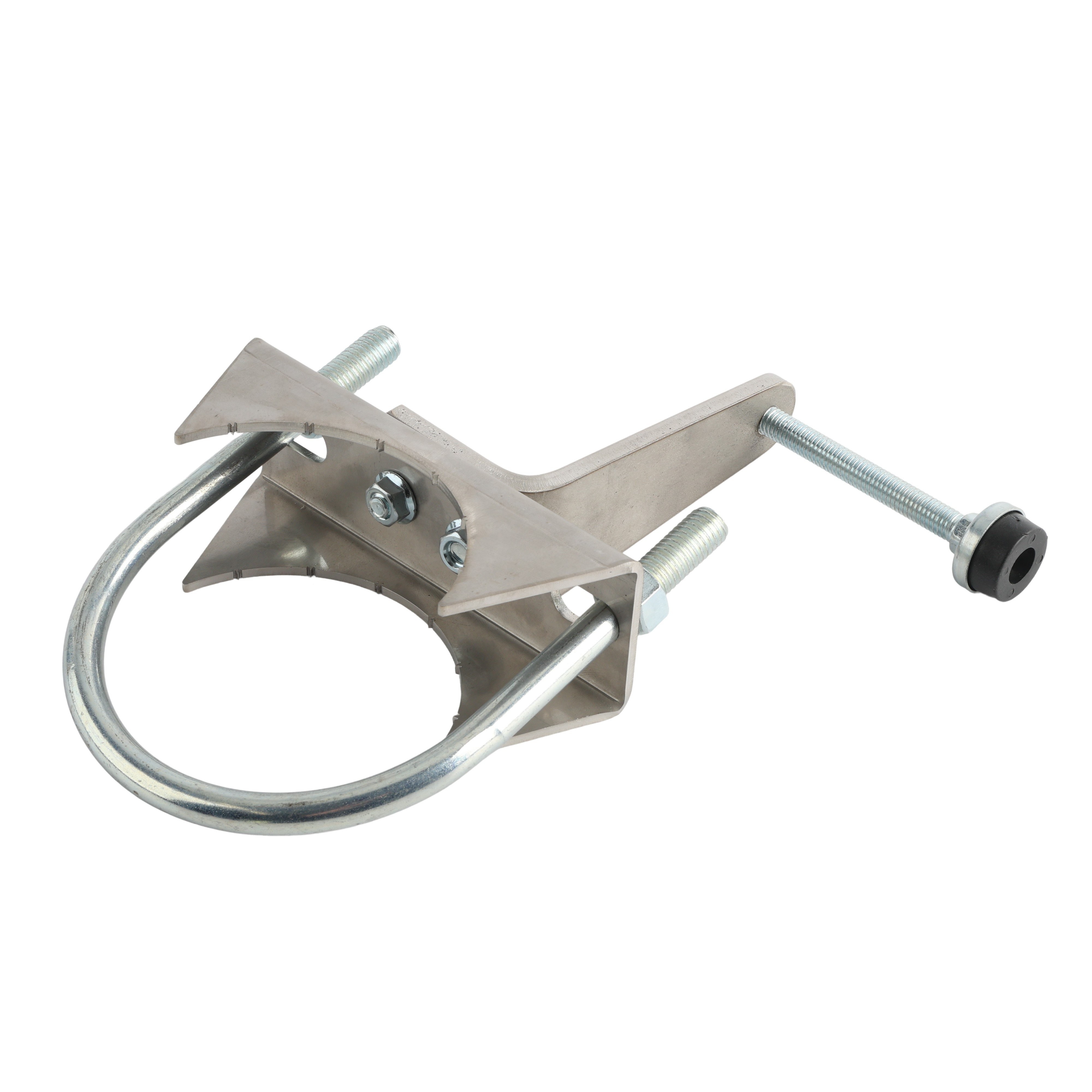 Lockey Gate Stop With 4" U-Bolt for Chain Link Gates - GS-LINX4INCH