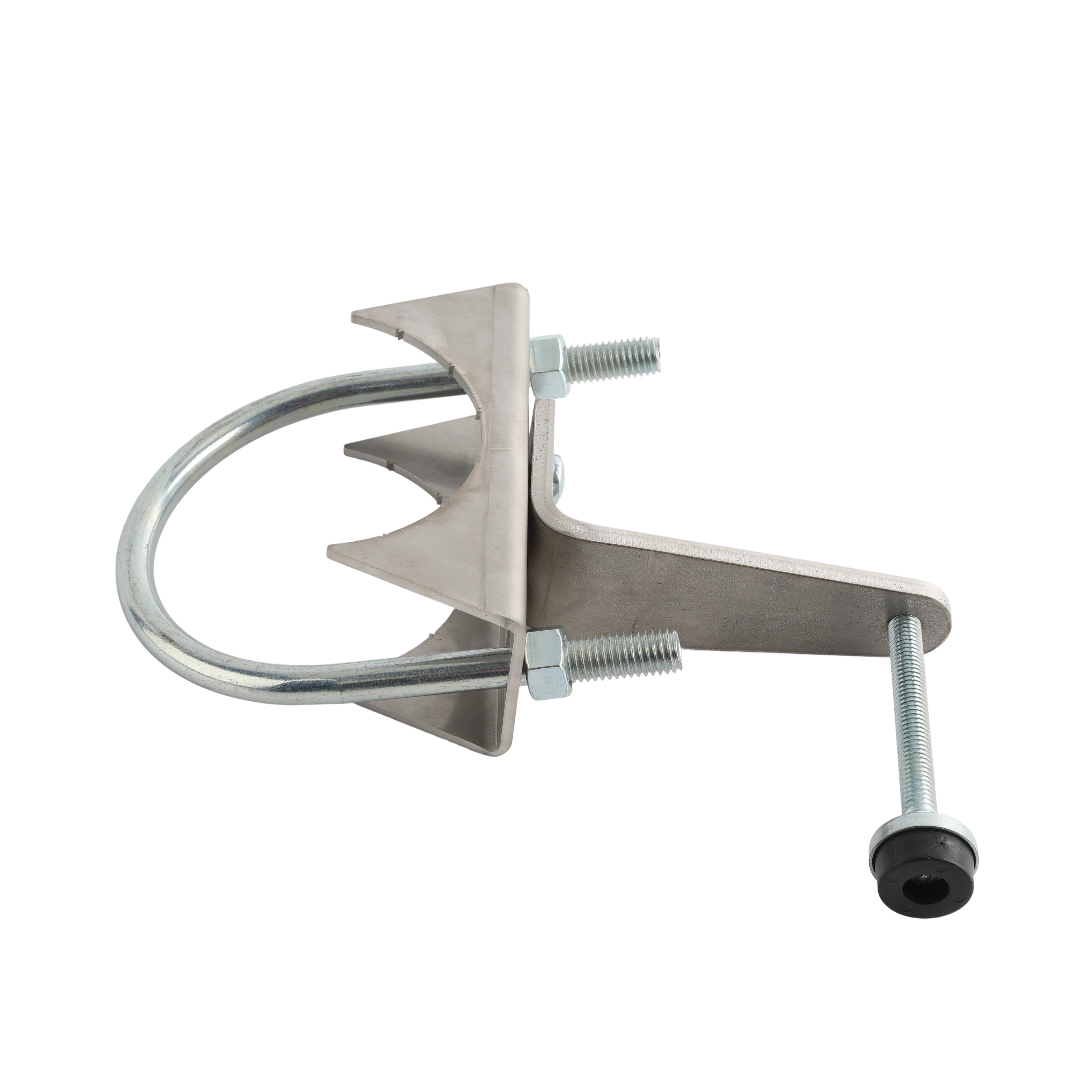 Lockey Gate Stop With 4" U-Bolt for Chain Link Gates - GS-LINX4INCH