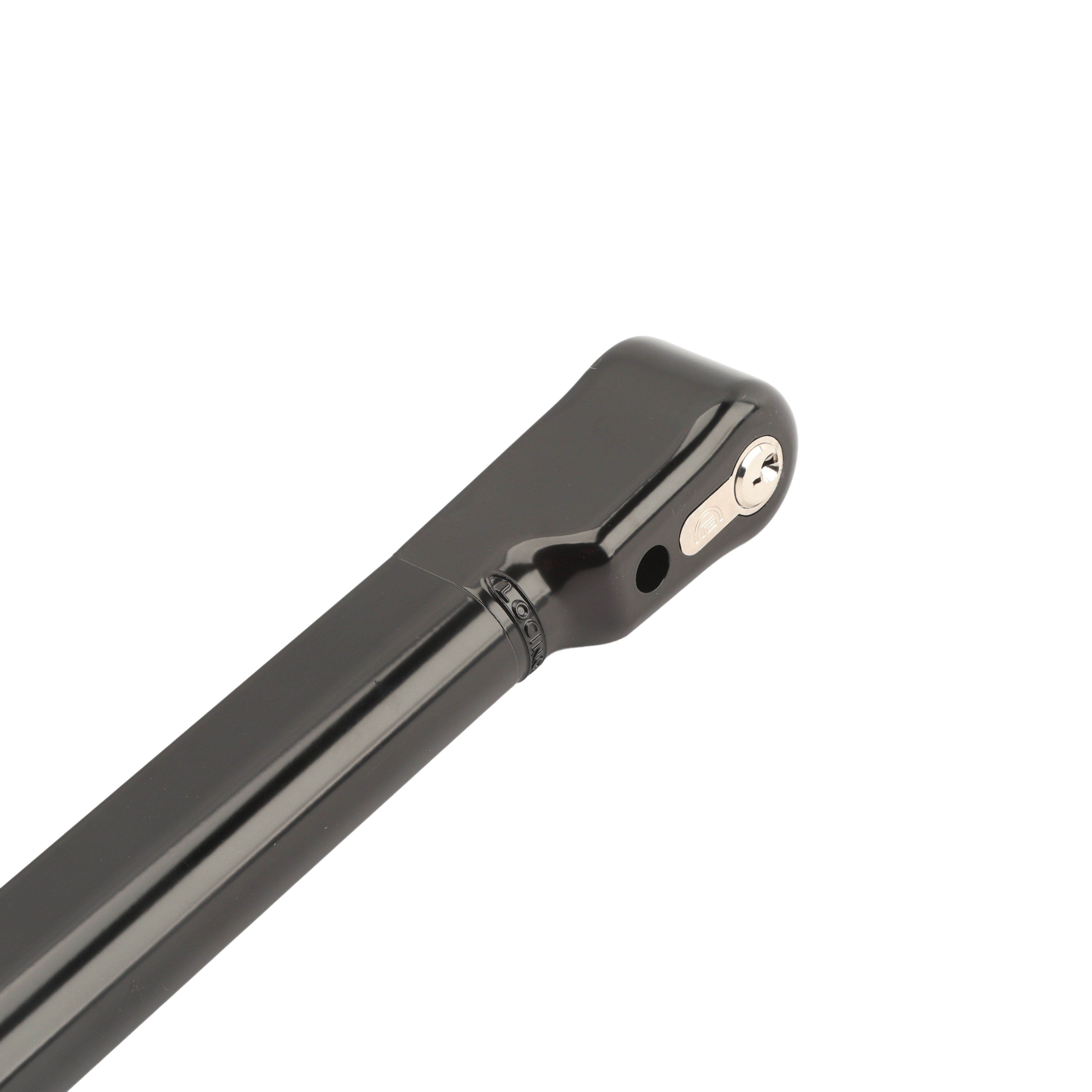 Locinox Key Lockable Drop Bolt (RAL9005 Black) - KEYDROP-9005