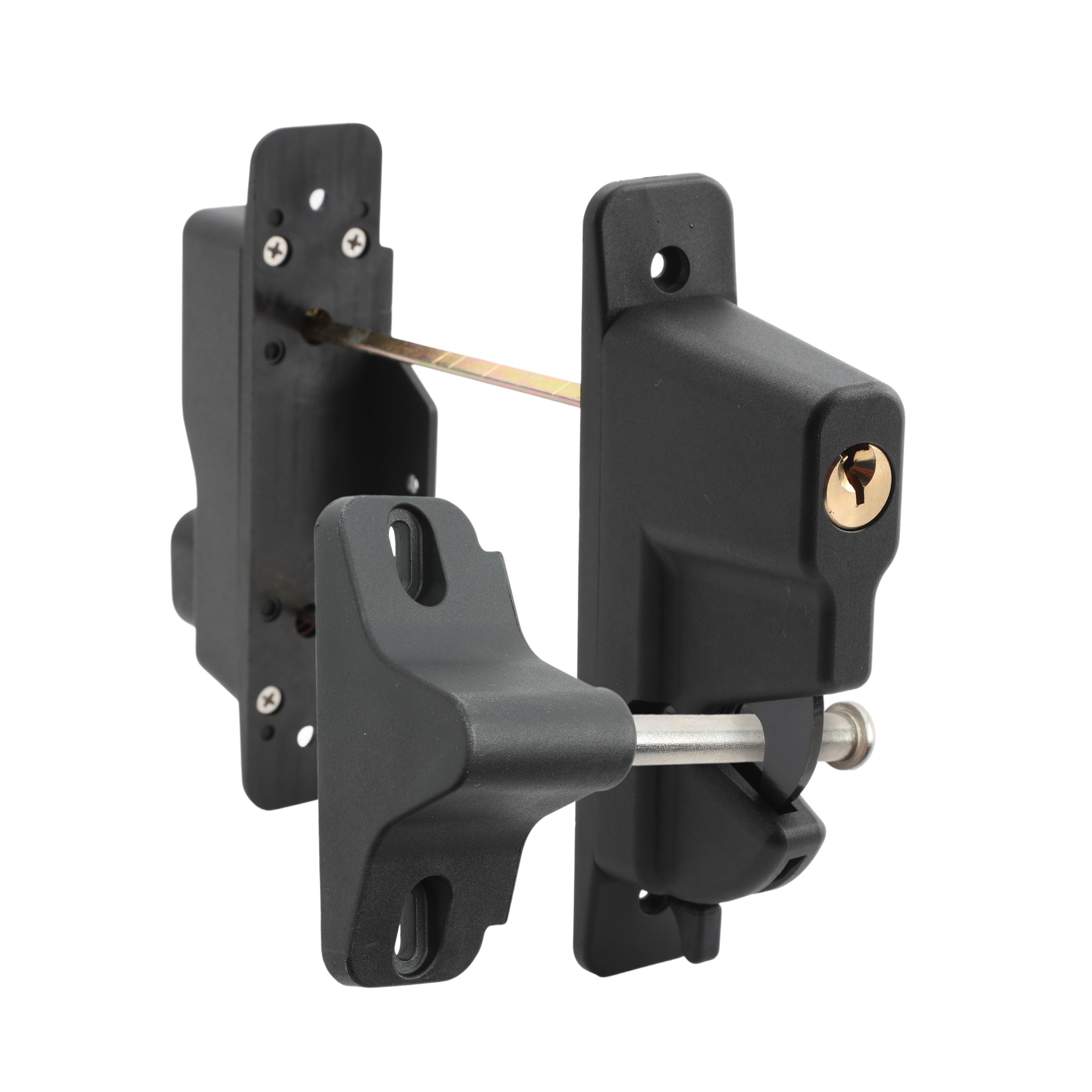 Nationwide Keystone 2 Dual Sided 6-Pin Lockable Nylon Gate Latch for ...