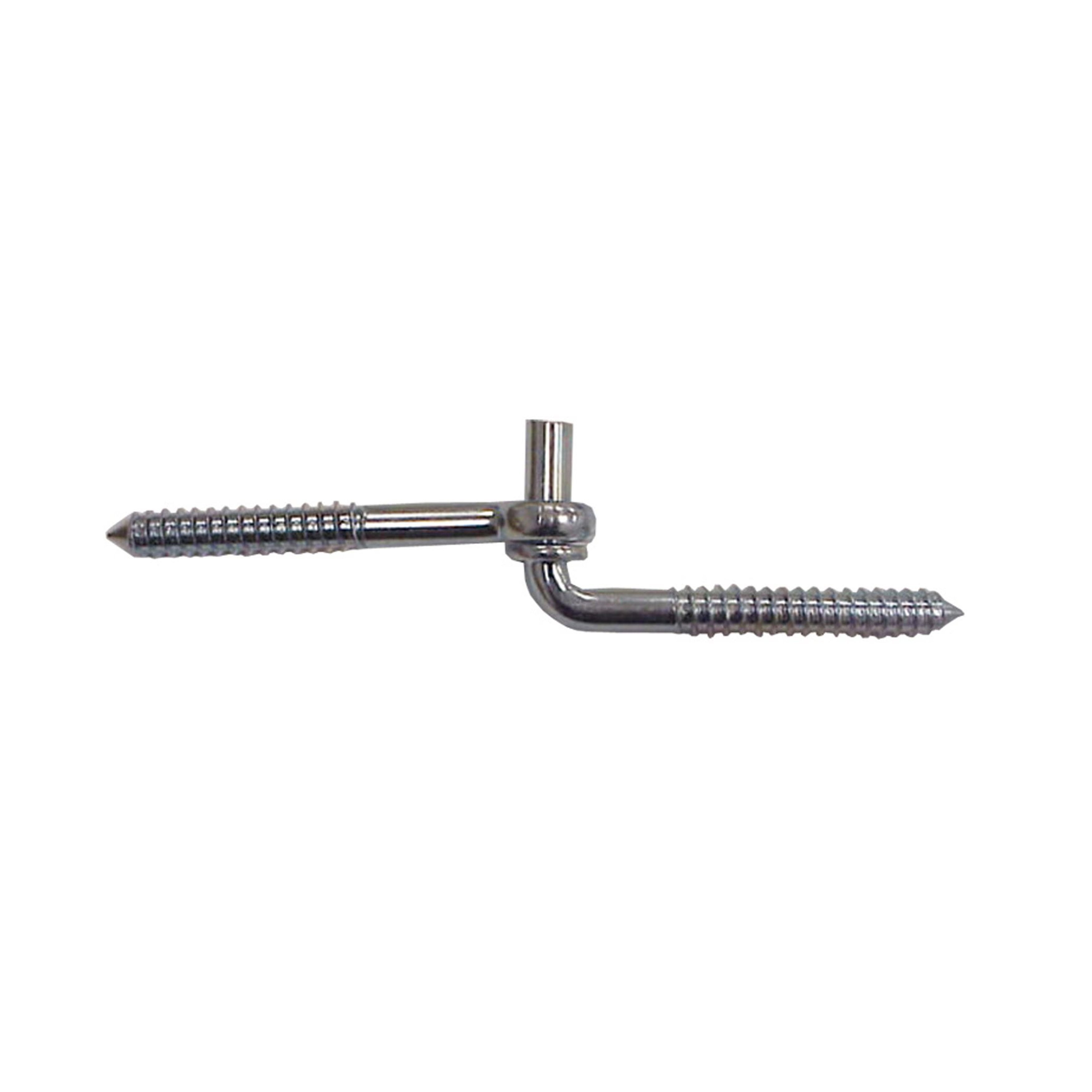 Nationwide 1/2" x 4" Hot-Dipped Galvanized Screw Hook & Eye Hinge ...