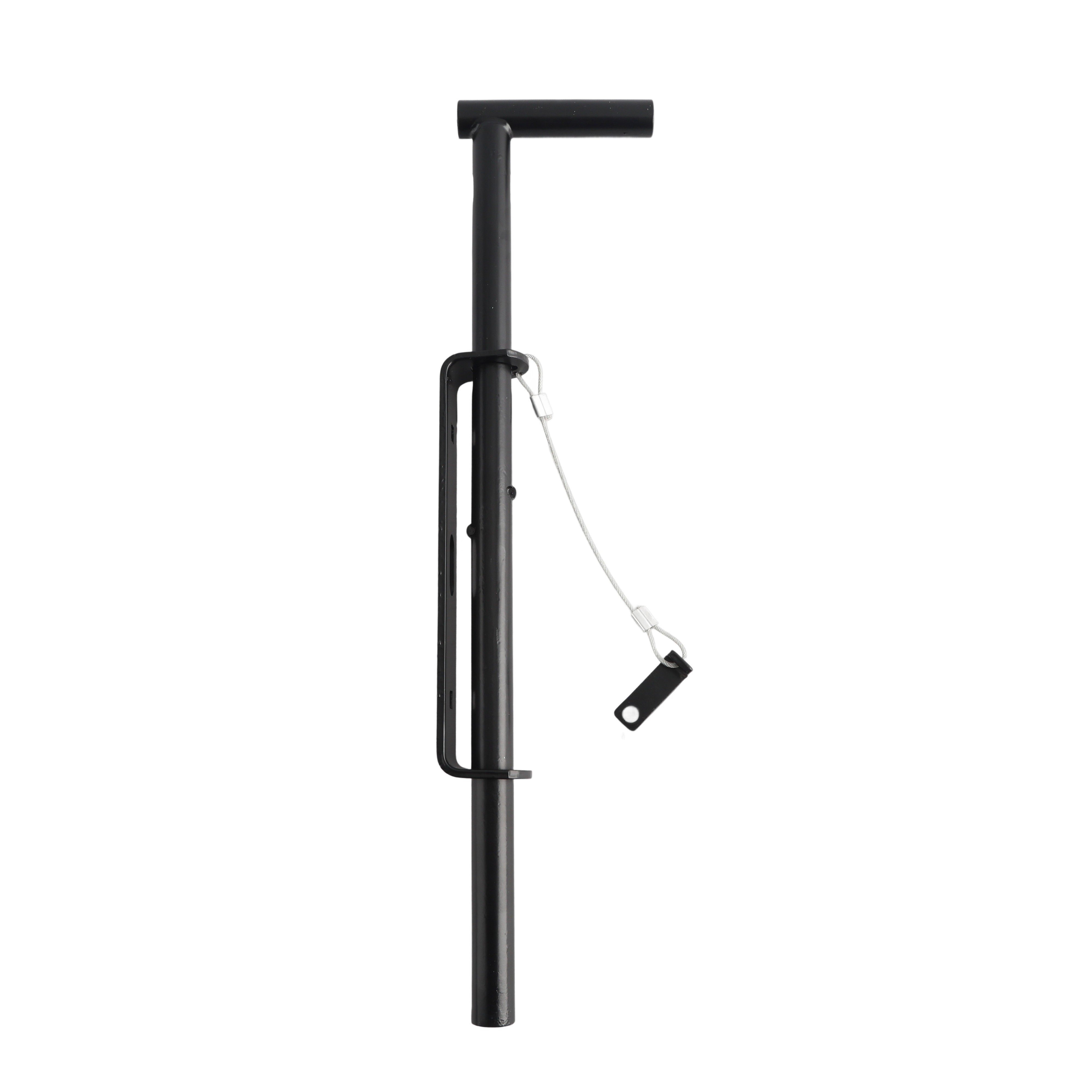 Nationwide 24" Commercial Padlockable Drop Rod (Black) - NW6270L-24BK