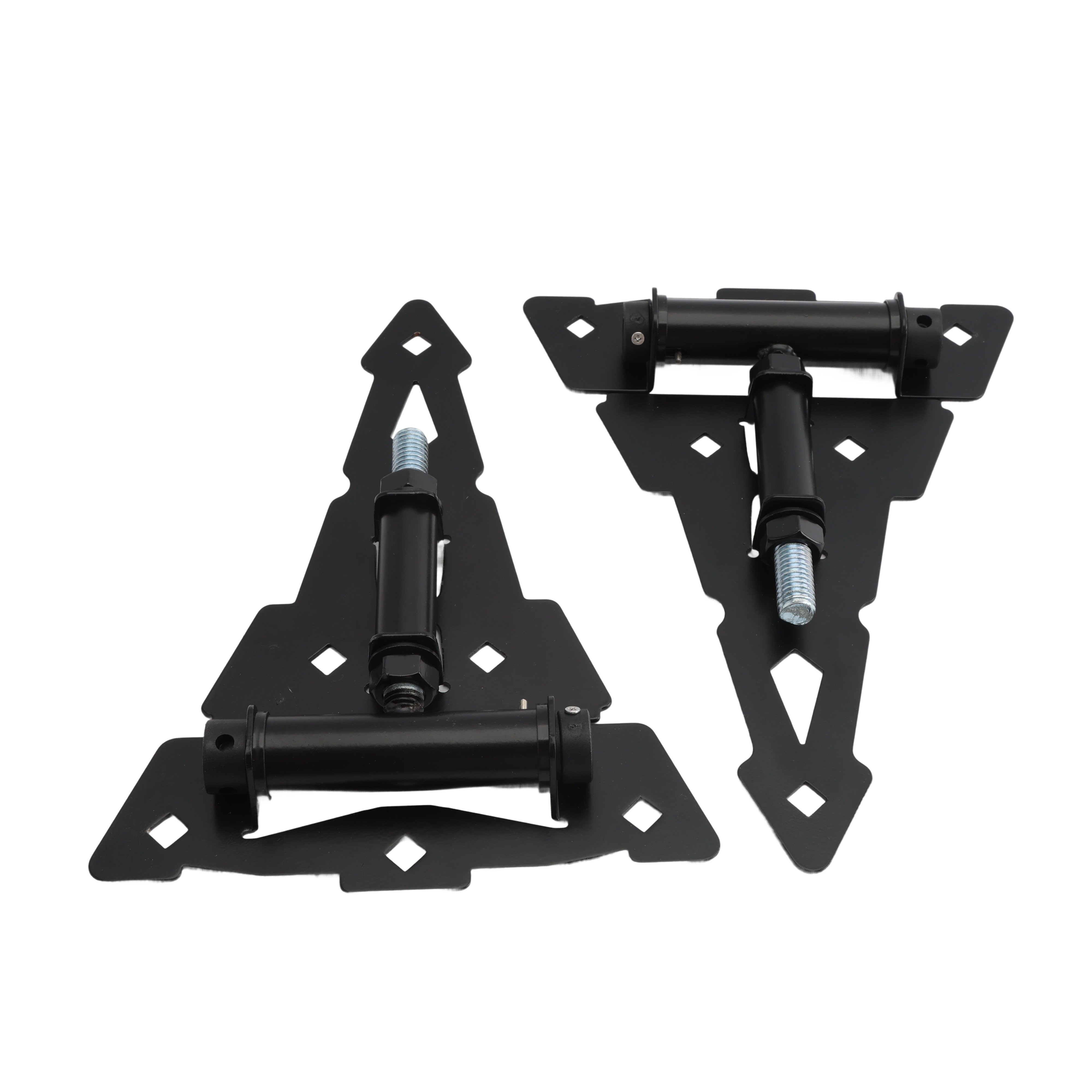 Nationwide 8" Adjustable Self-Closing Contemporary 'T' Hinge (Black ...