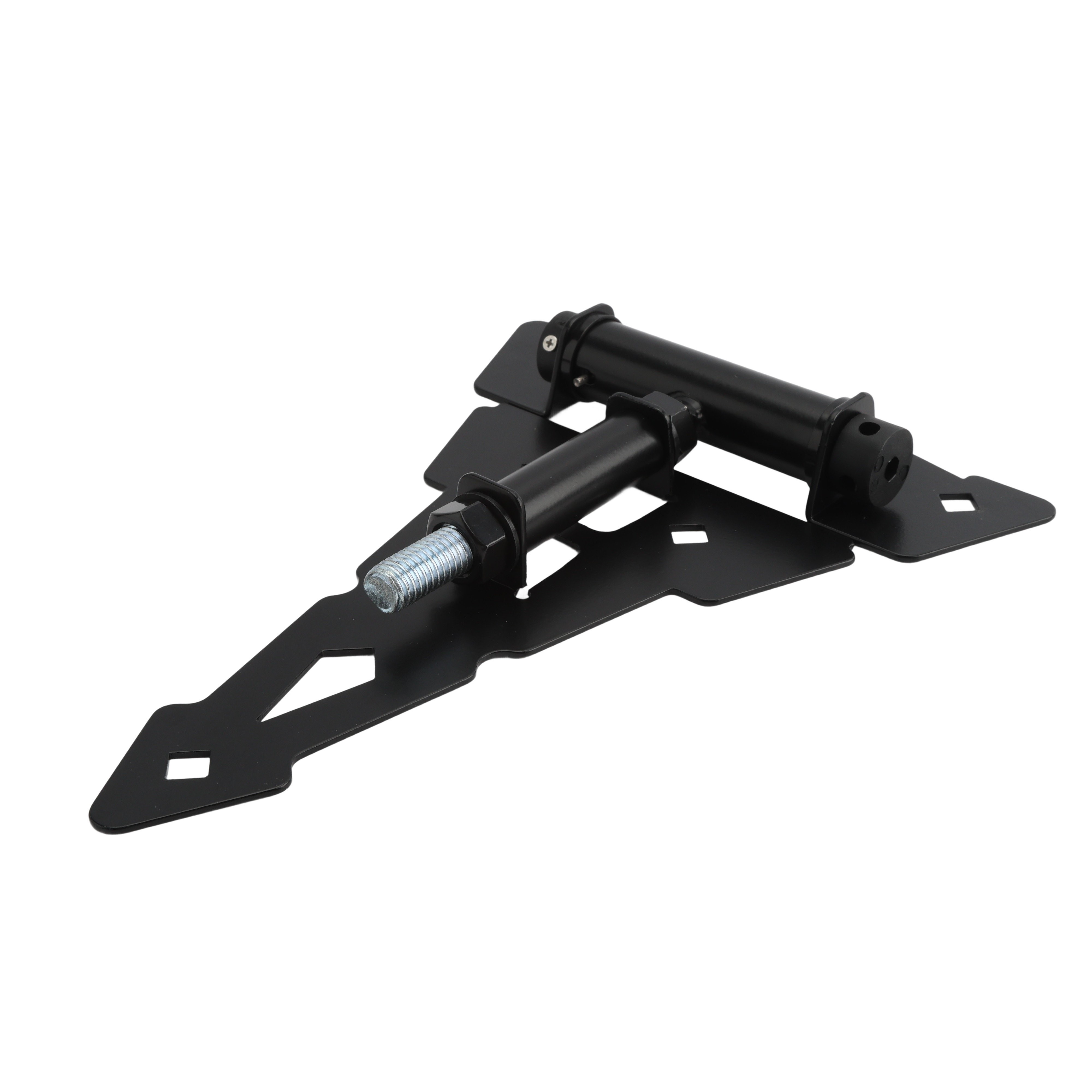 Nationwide 8" Adjustable Self-Closing Contemporary 'T' Hinge (Black ...