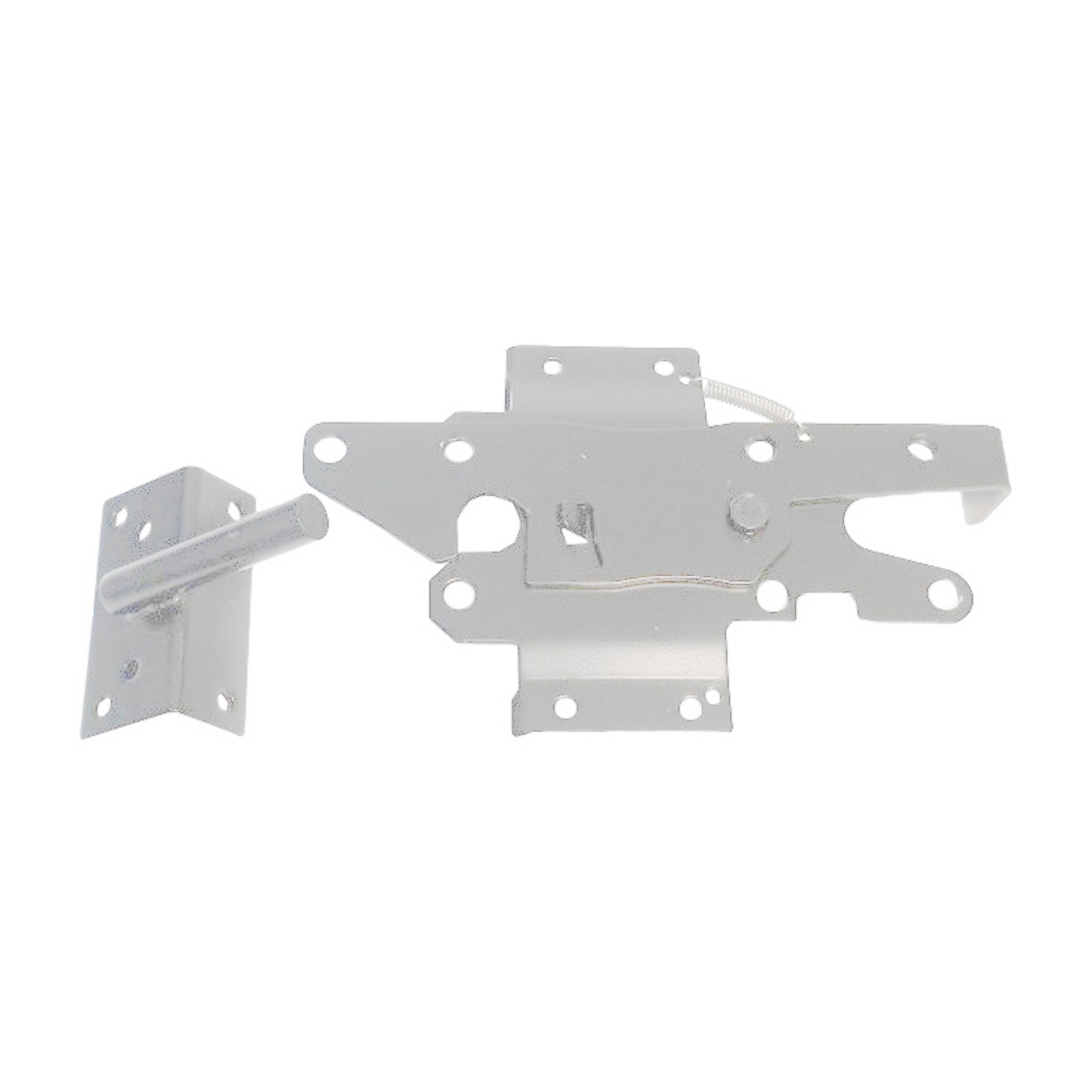 Nationwide Stainless Steel Gate Latch Lockable From Both Sides (White ...